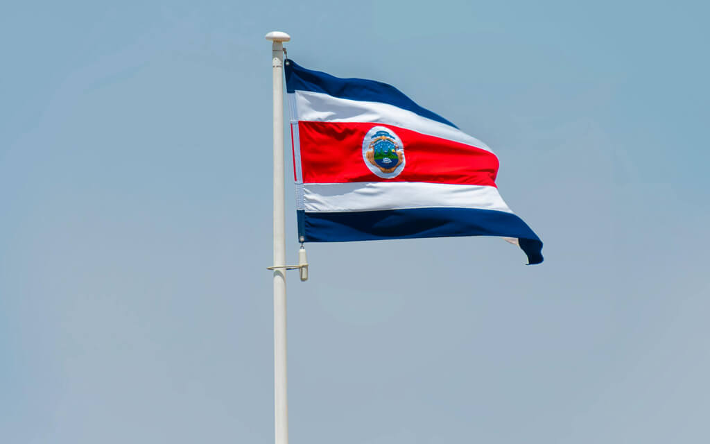 Costa Rica Flag - Expat-Tations